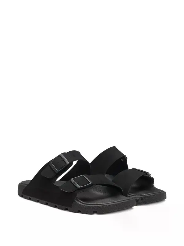 BOSS Buckled Sandals - Black