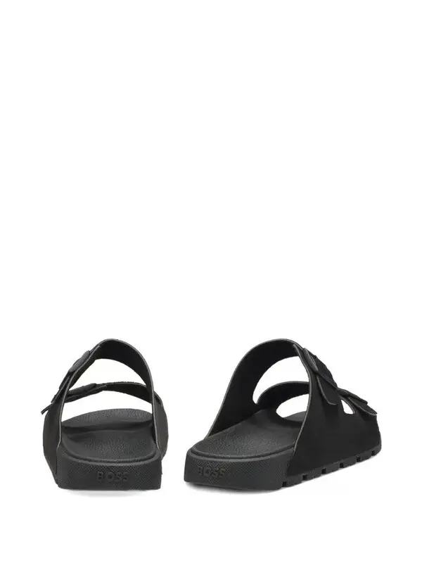 BOSS Buckled Sandals - Black