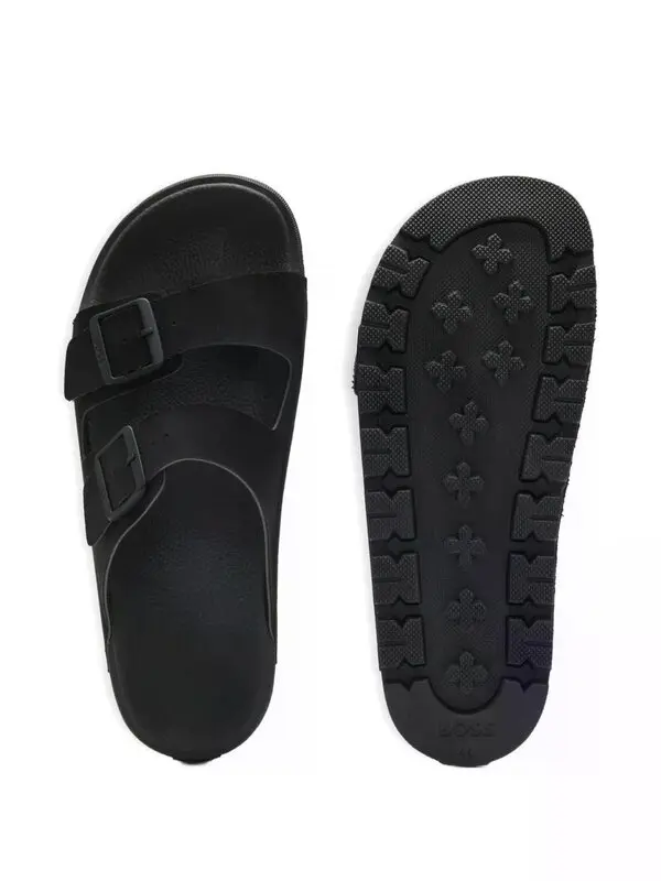 BOSS Buckled Sandals - Black