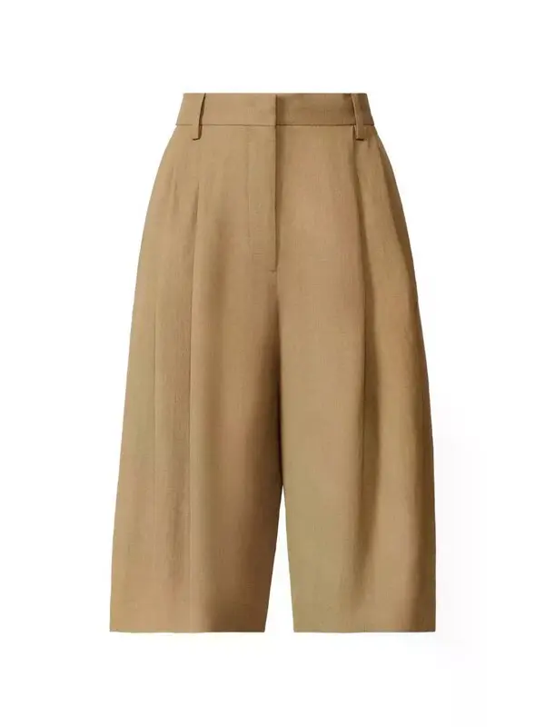 Fabiana Filippi Pleated Shorts - Brown