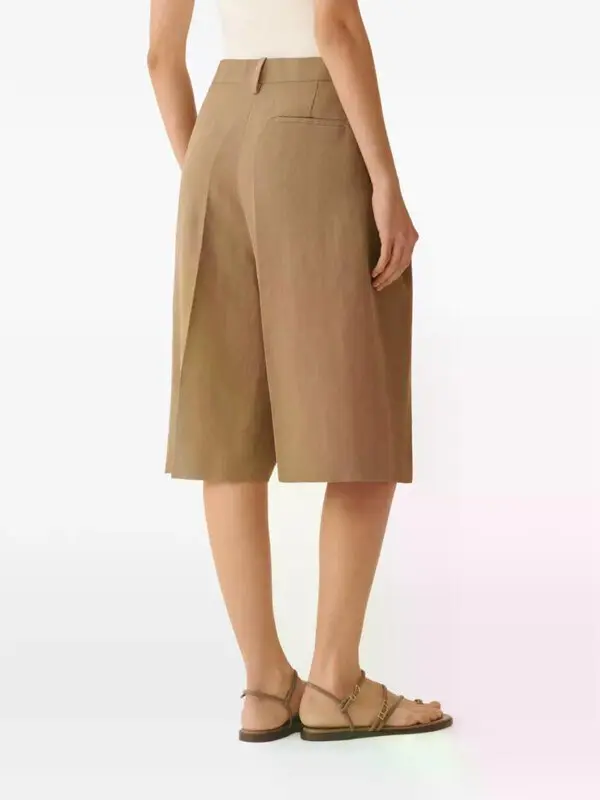 Fabiana Filippi Pleated Shorts - Brown