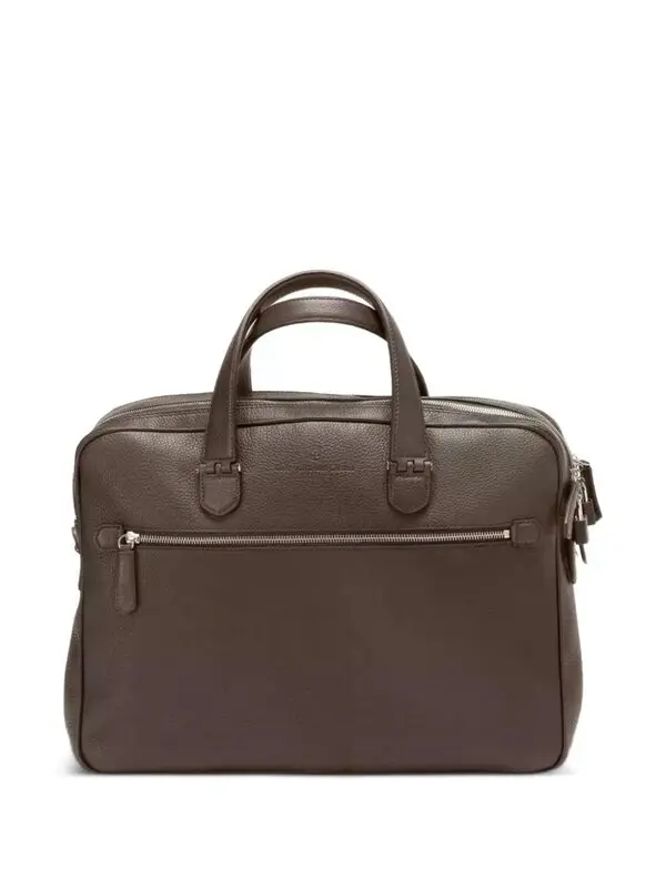GRAF LANTZ Two-compartment Zip Briefcase