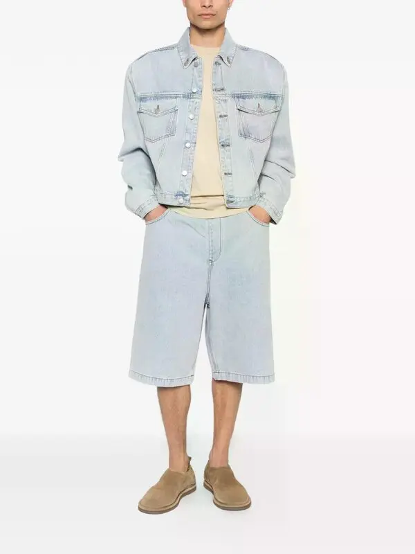 ENTIRE STUDIOS Shrunken Denim Jacket - Blue