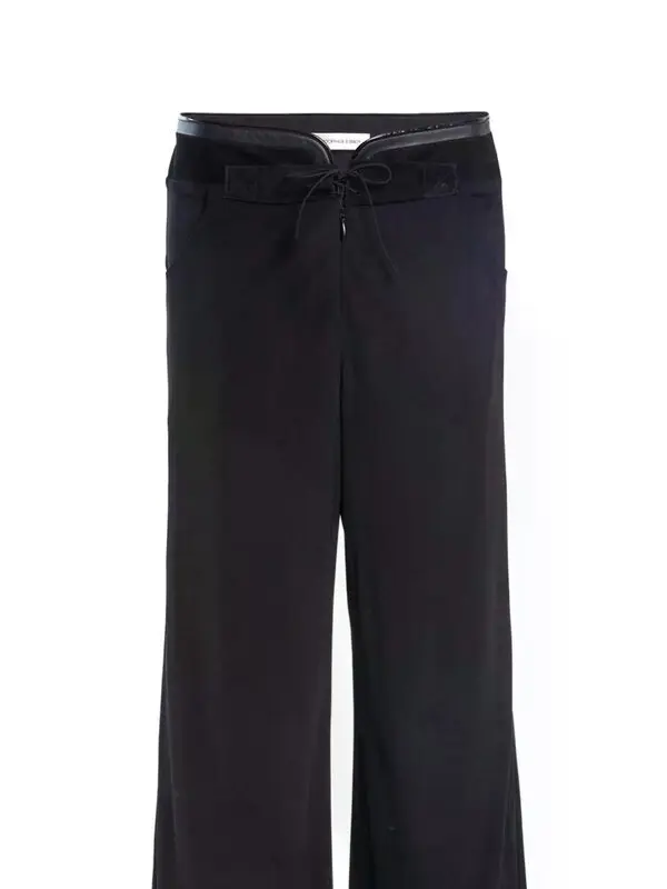 Christopher Esber Leather Belted Trousers