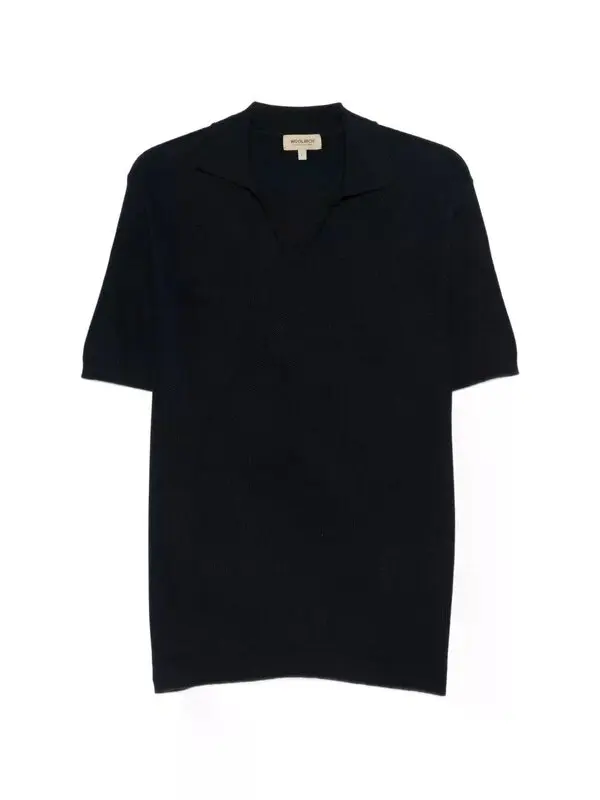 Woolrich V-neck Knitted T-shirt