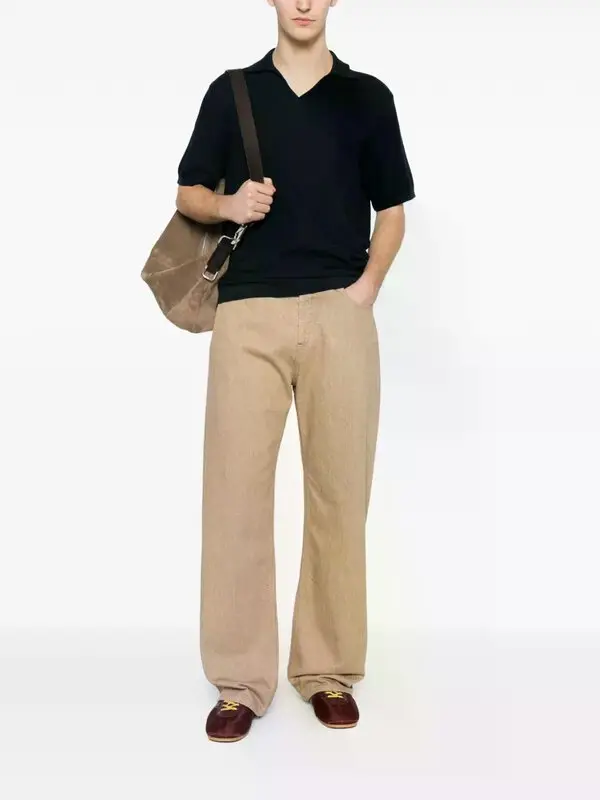 Woolrich V-neck Knitted T-shirt