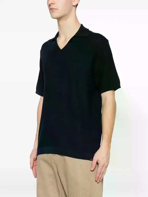 Woolrich V-neck Knitted T-shirt