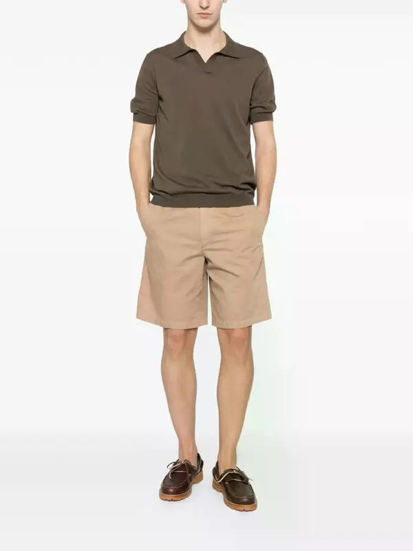 Zegna Pleated Shorts - Neutrals