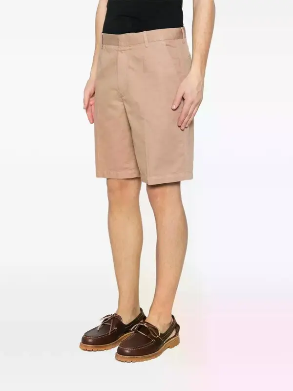Zegna Pleated Shorts - Neutrals