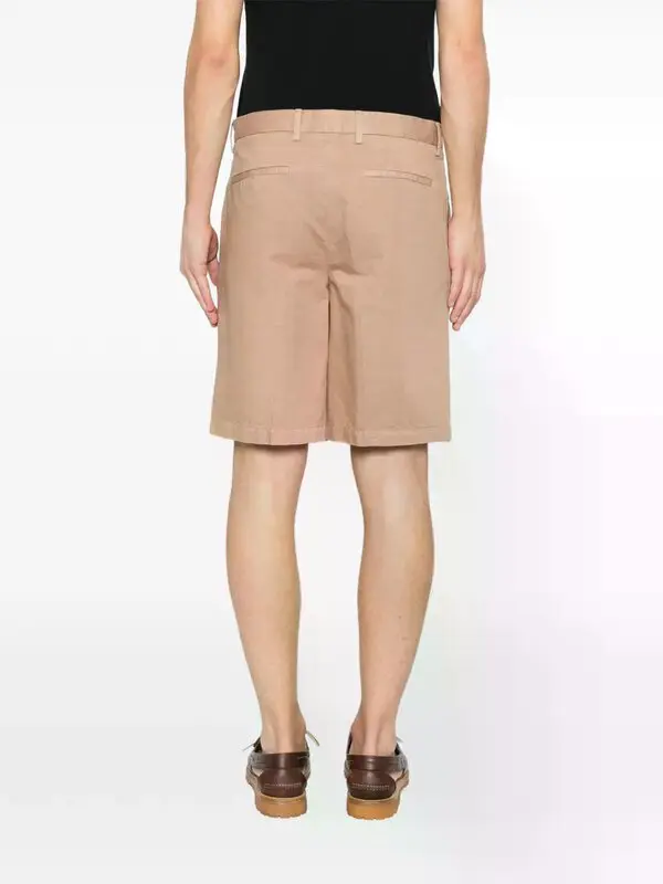 Zegna Pleated Shorts - Neutrals