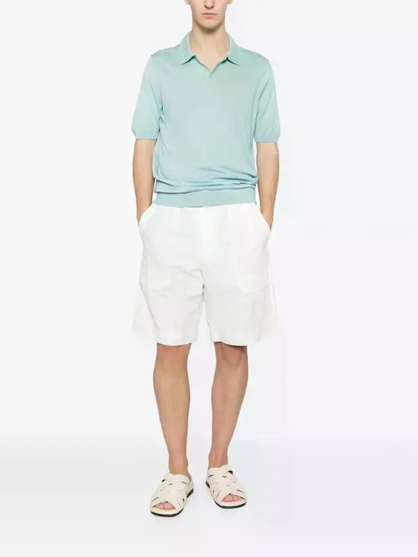 Tagliatore Keith V-neck T-shirt - Blue