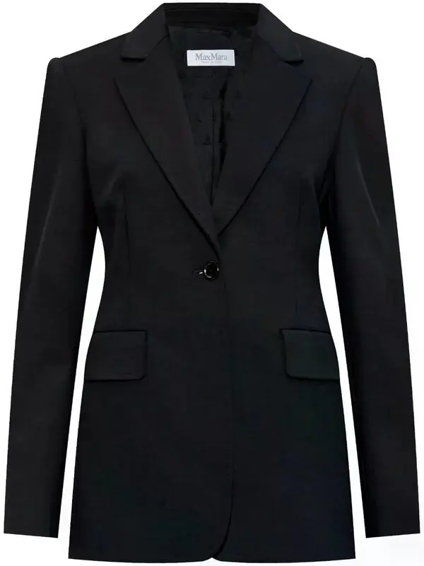 Max Mara Single-breasted Blazer - Black