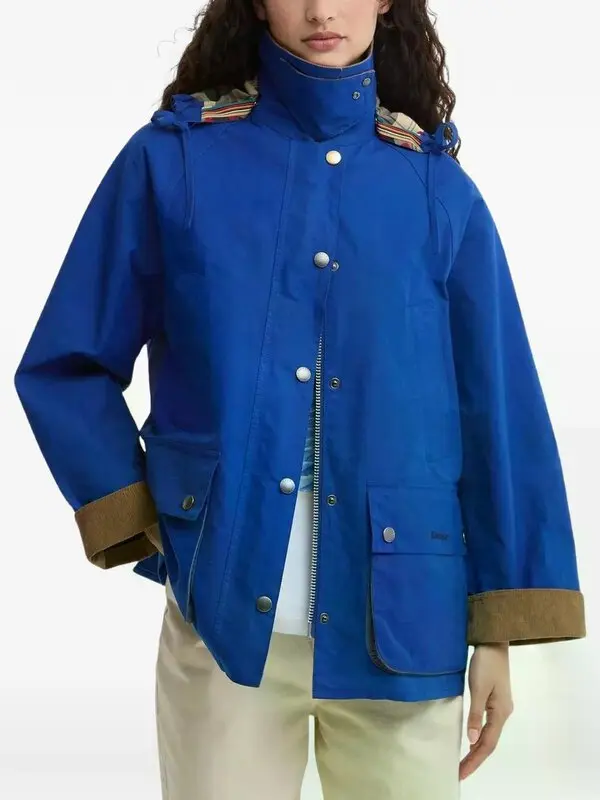 Barbour Hooded Jacket - Blue