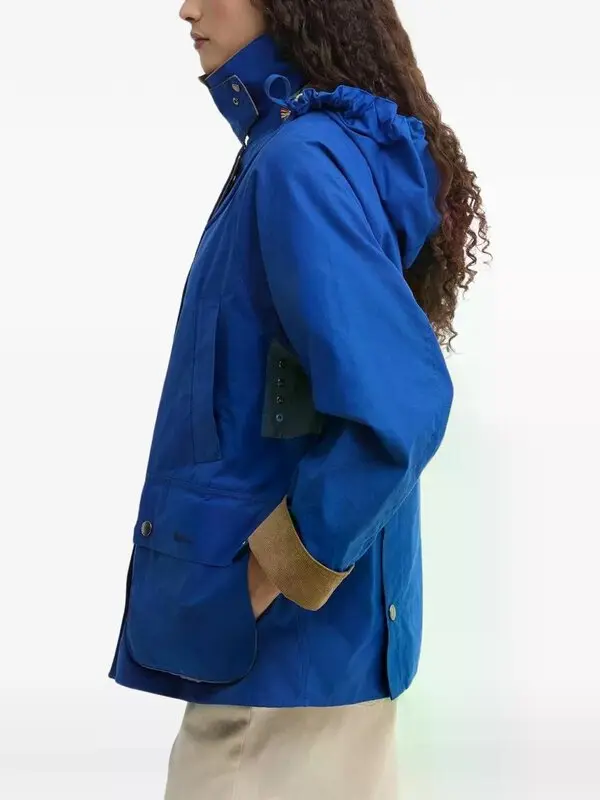 Barbour Hooded Jacket - Blue