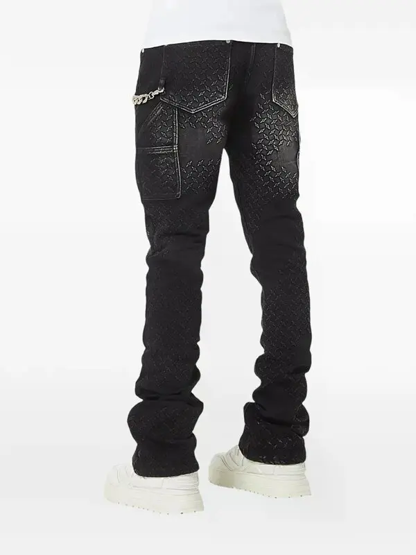 GUAPI Textured Carpenter Jeans
