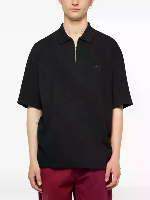 Edwin Rick Logo-embroidered Polo Shirt