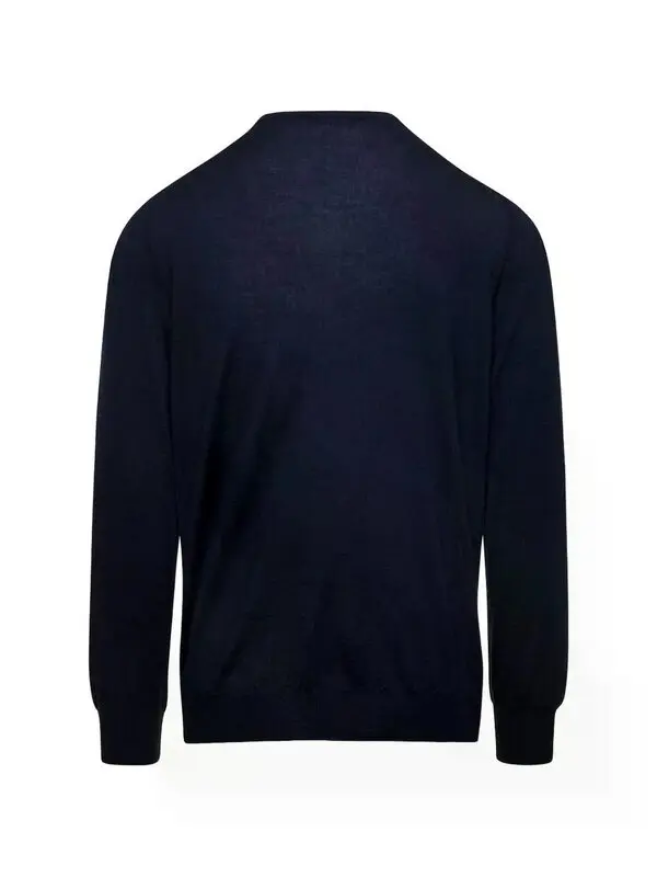 FILERIA Crew Neck Sweater - Blue