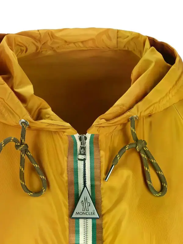 Moncler Nidge Zip-up Hooded Jacket - Yellow