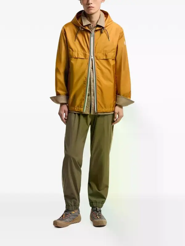 Moncler Nidge Zip-up Hooded Jacket - Yellow