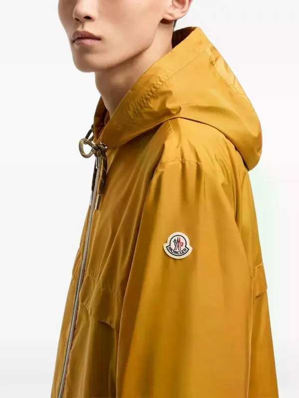 Moncler Nidge Zip-up Hooded Jacket - Yellow