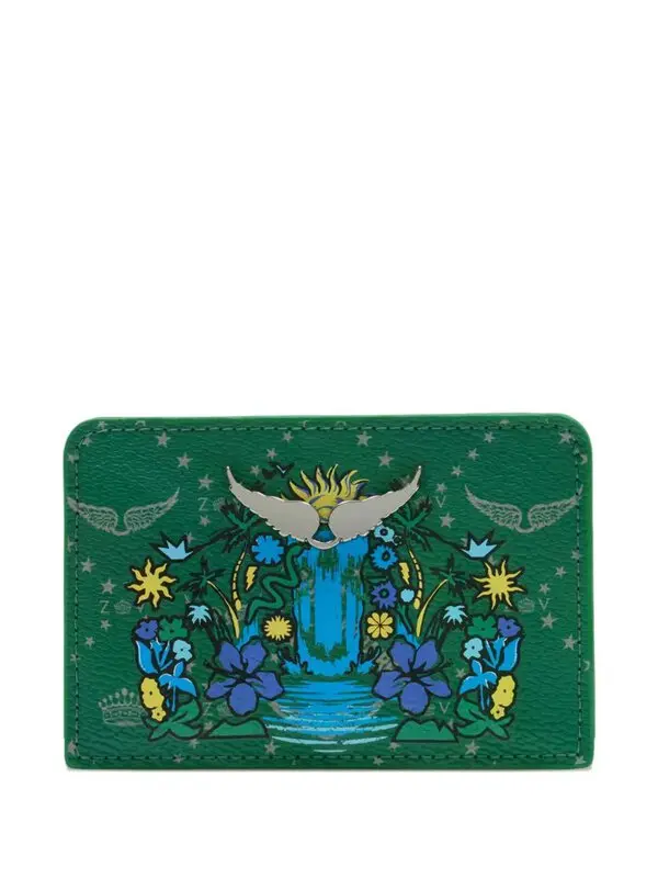 Zadig&Voltaire Zv Pass Monogram Wallet - Green