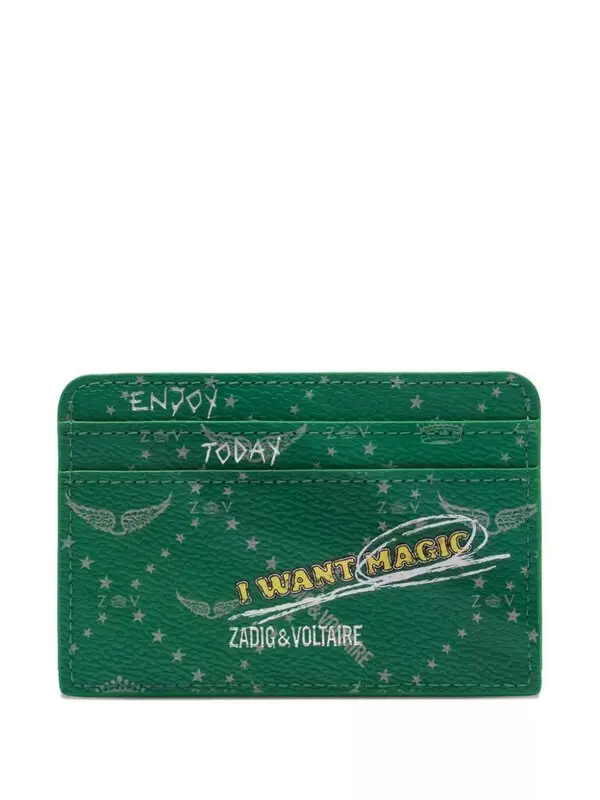 Zadig&Voltaire Zv Pass Monogram Wallet - Green