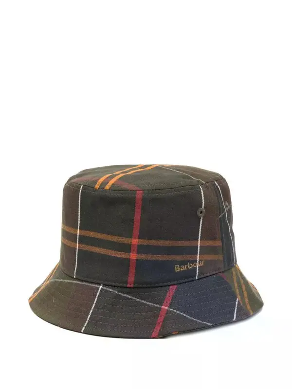 Barbour Telfield Tartan Bucket Hat - Green