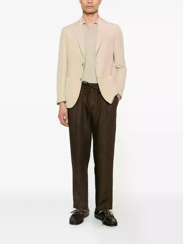 LUIGI BIANCHI Buttoned Single-breasted Blazer