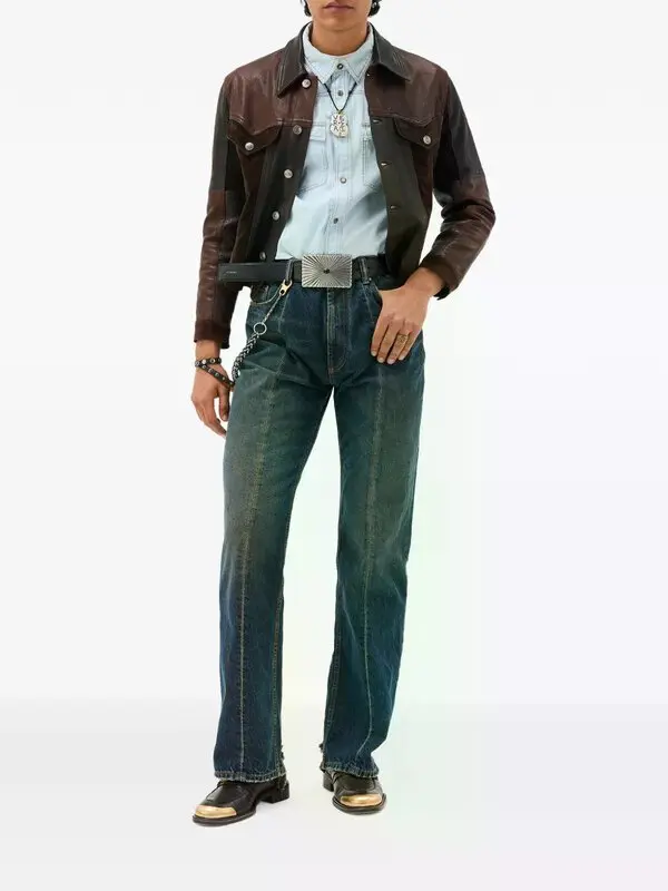 Versace Colour-block Jacket - Brown
