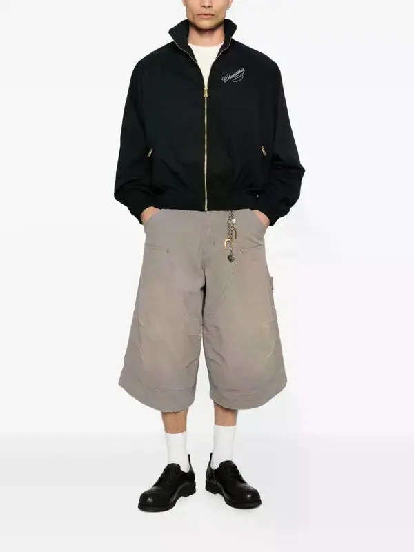 WILLY CHAVARRIA Zip-up Track Jacket - Black