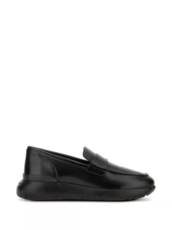 Hogan Cube Platform Loafers