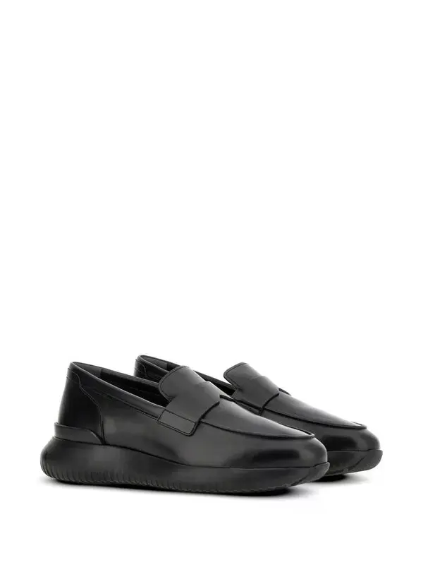 Hogan Cube Platform Loafers