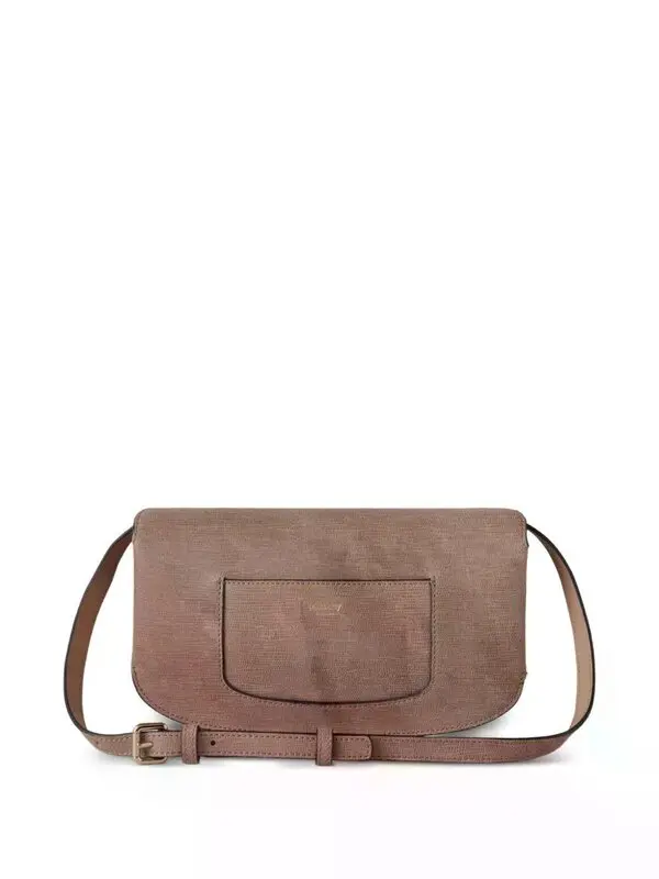 Mulberry Flap-top Cross Body Bag - Brown