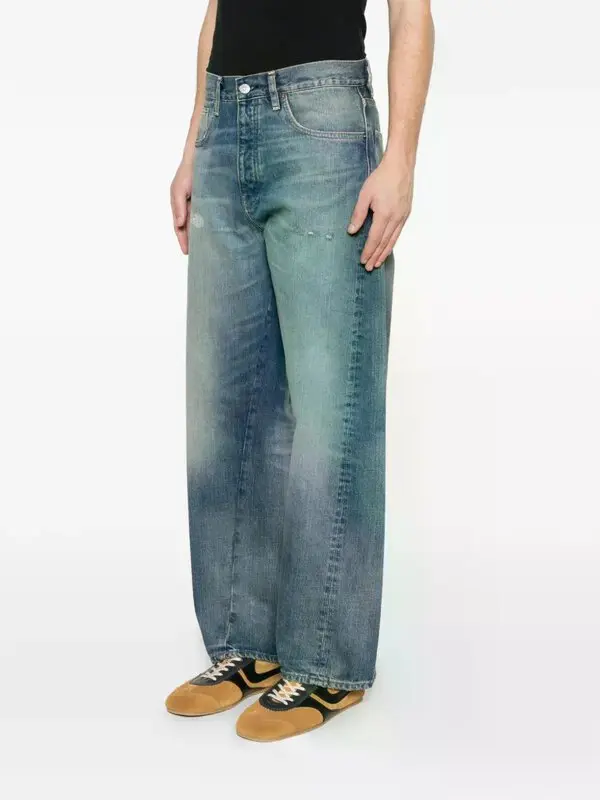SUNFLOWER Twisted Distressed Jeans - Blue