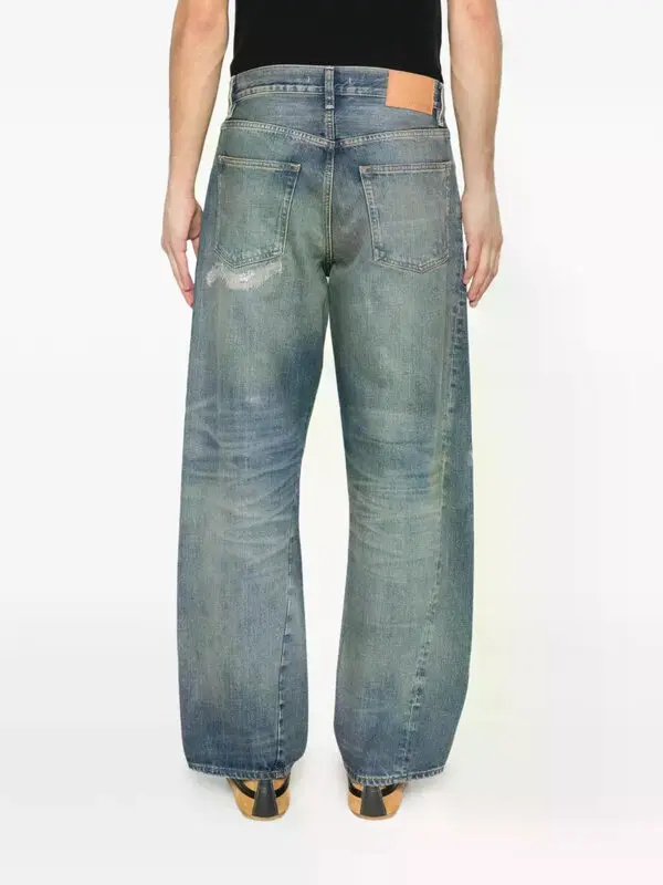 SUNFLOWER Twisted Distressed Jeans - Blue