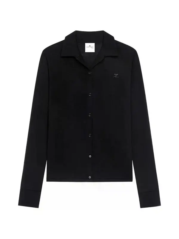 COURREGES Polo-collar Cardigan