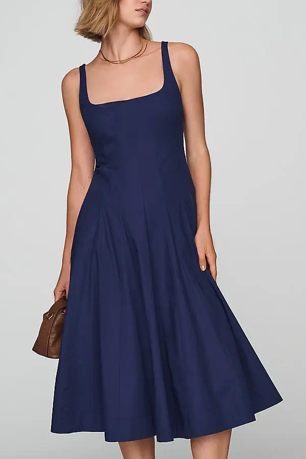 Maeve Tarryn Fit & Flare Midi Dress - Eclipse