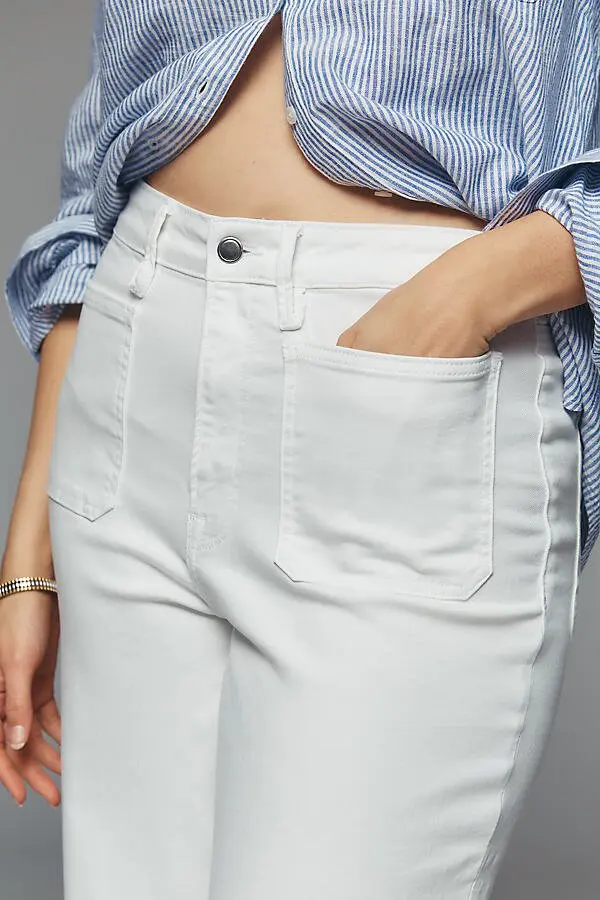 Good American Good Waist High-rise Palazzo Pants