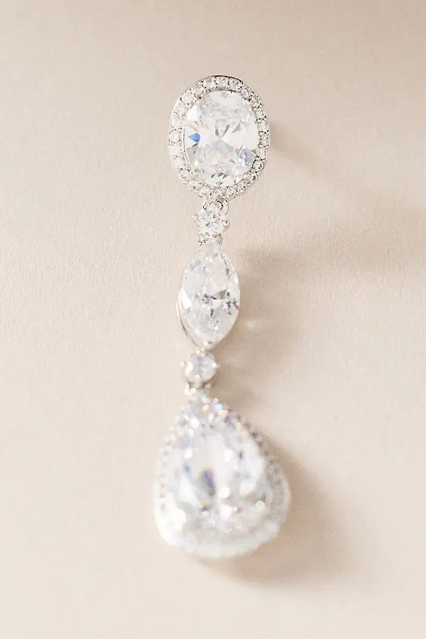 Nadri Crystal Drop Earrings