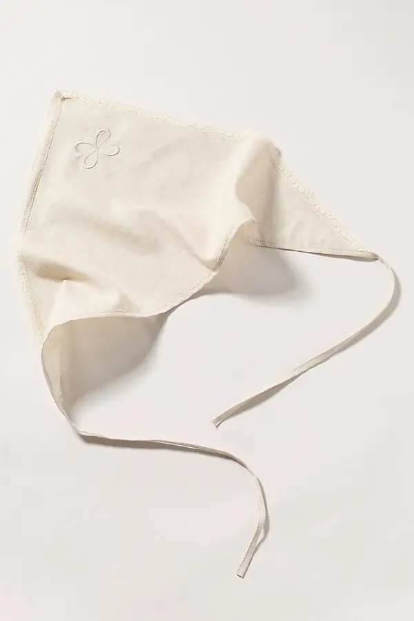 Maeve Logo Head Scarf - Tan