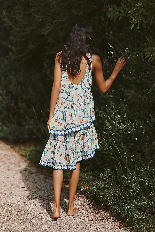 CELANDINE Casa Batillo Tiered Dress