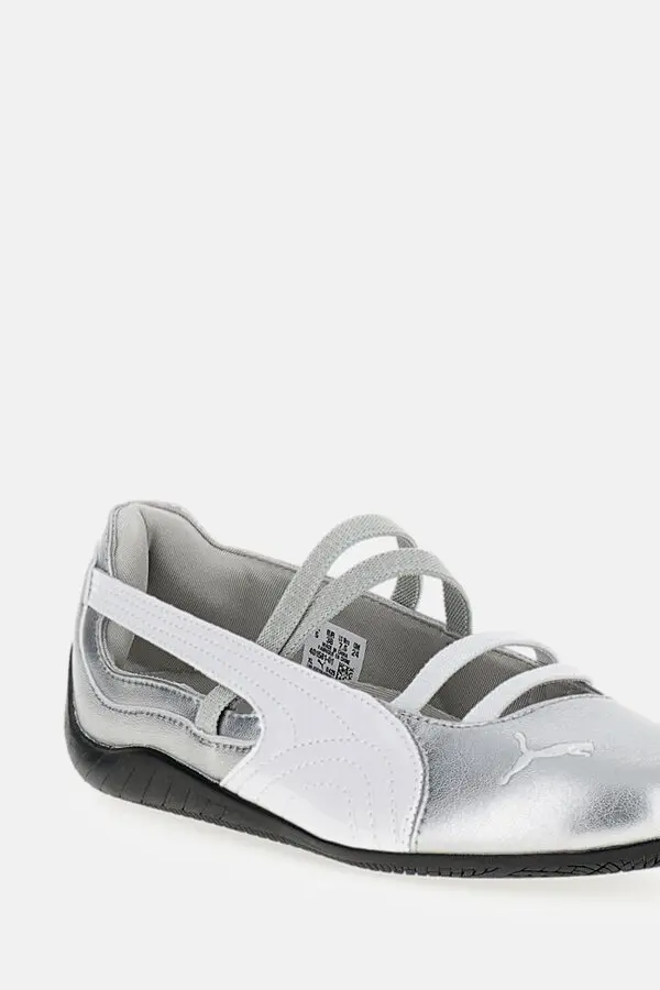 PUMA Speedcat Ballet Metallic Ballerina Sneakers - Argento