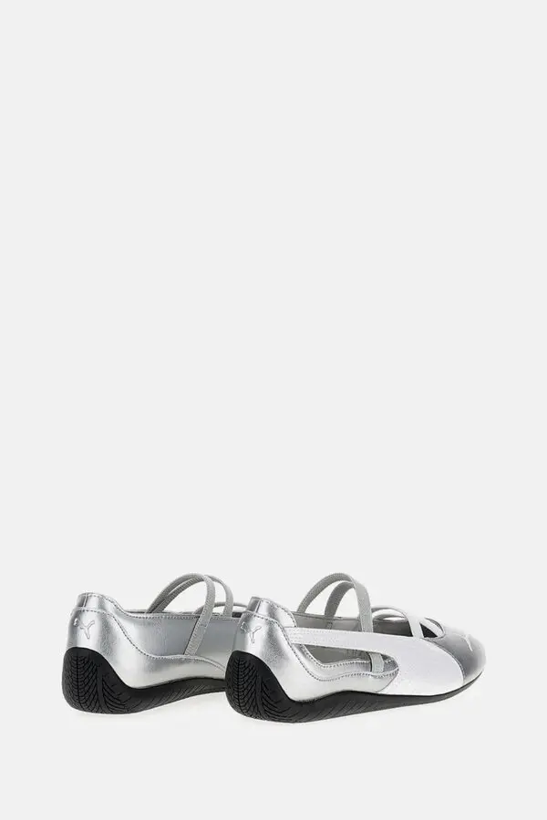 PUMA Speedcat Ballet Metallic Ballerina Sneakers - Silver