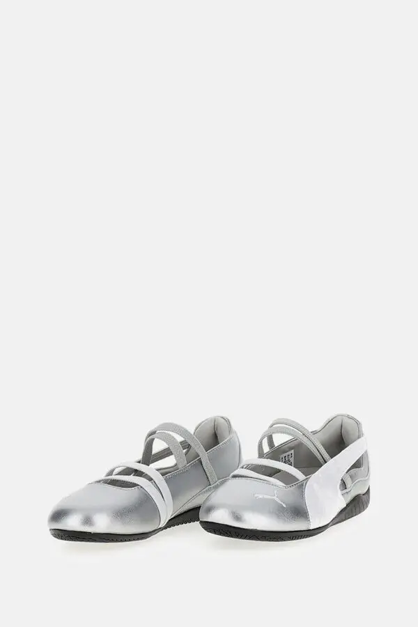 PUMA Speedcat Ballet Metallic Ballerina Sneakers - Silver
