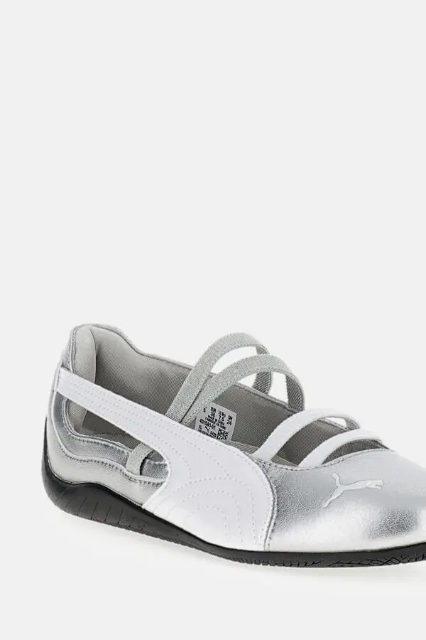 PUMA Speedcat Ballet Metallic Ballerina Sneakers - Silver