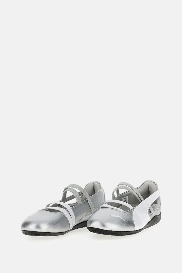PUMA Speedcat Ballet Metallic Ballerina Sneakers - Silver