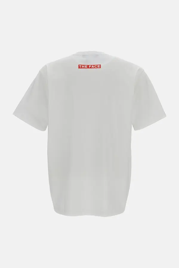 Junya Watanabe Maglietta A Maniche Corte Con Stampa - White