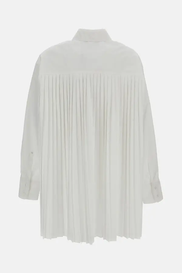 Sportmax Medium-fruit Shirt Dress - White