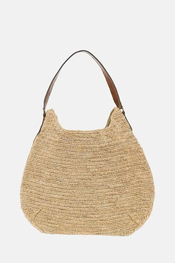 IBELIV Meva Raffia Bag - Beige