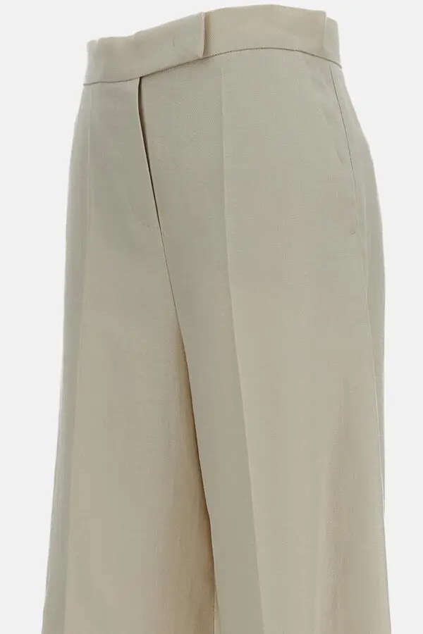 Max Mara Linen Twill Bermuda Shorts